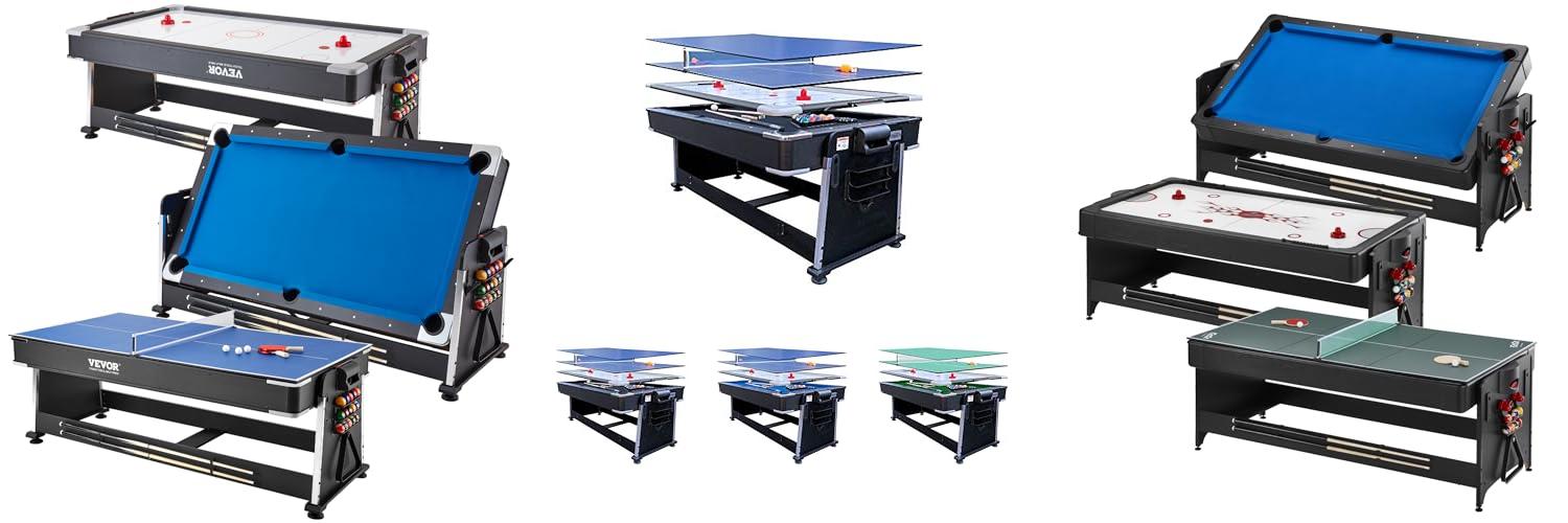 5 Best Air Hockey, Ping Pong, Pool Table Combos: Ultimate Reviews